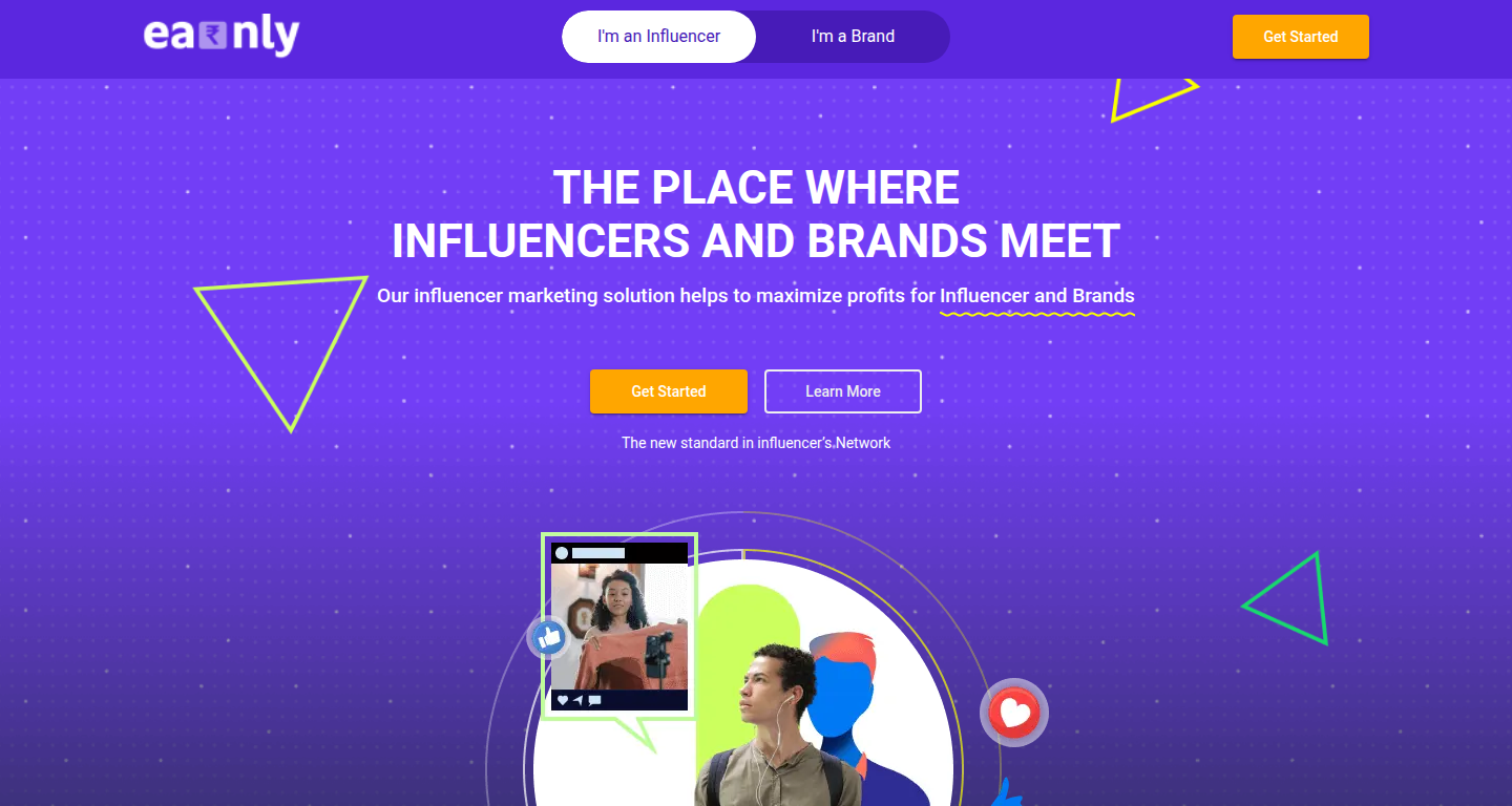 Earnly.in – #1 Affiliate Marketing Platform for Creators & Brands